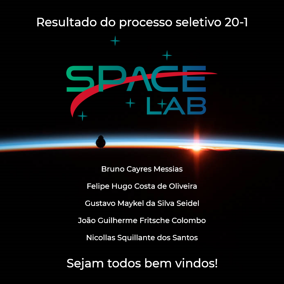 Selective Process 2020-1 Result – SpaceLab UFSC